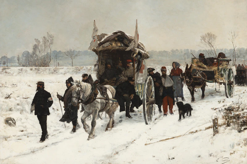 Milwaukee Art Museum | Convoy of Wounded: An Artist’s Experience of War